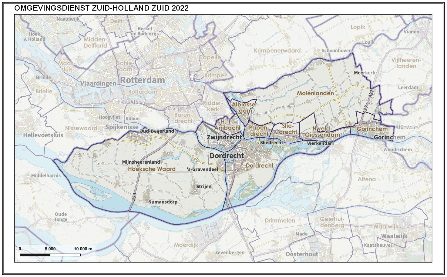 Imergis kaarten van provincies, veiligheidsregio's en politie-eenheden