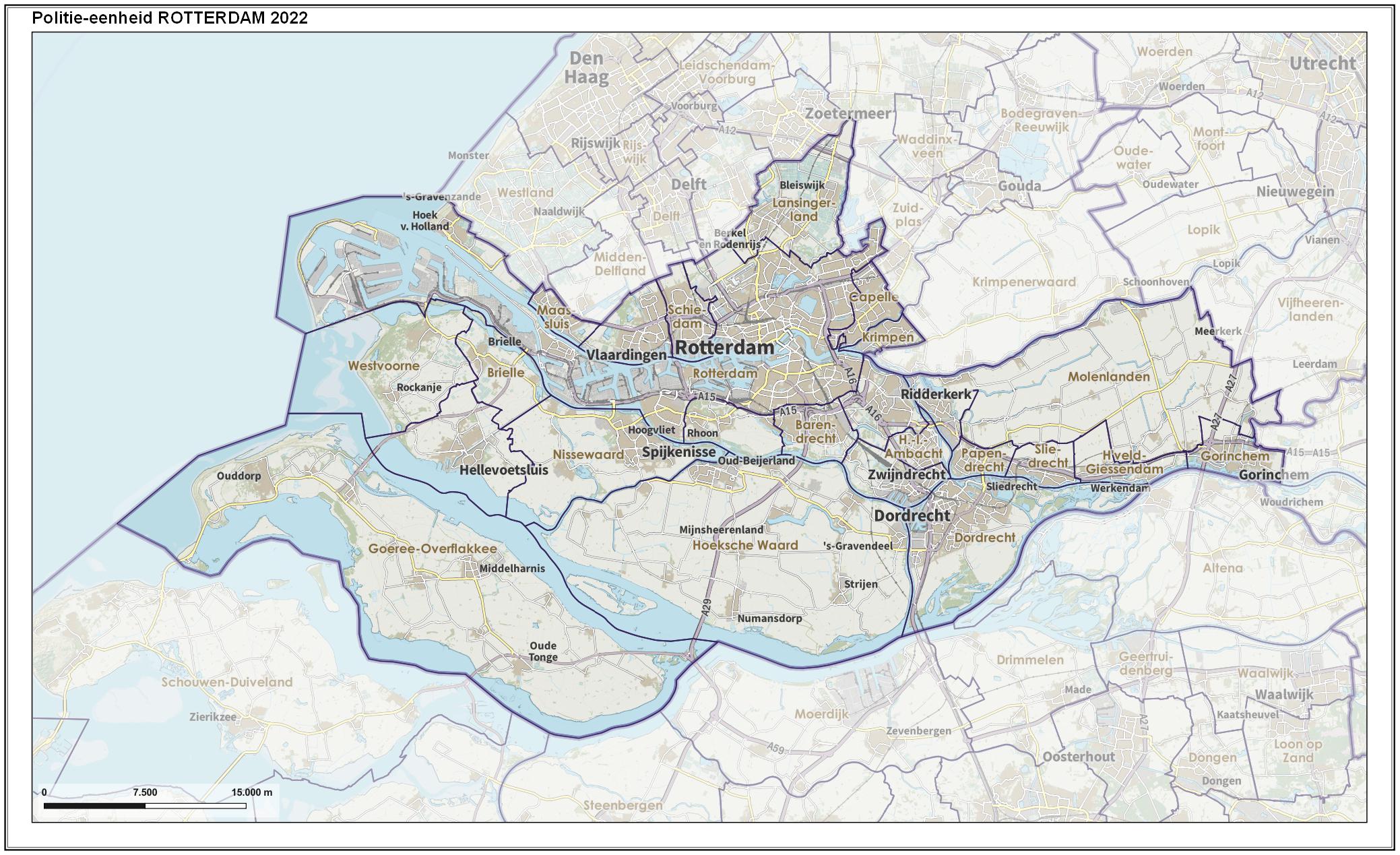 Imergis kaarten van provincies, veiligheidsregio's en politie-eenheden